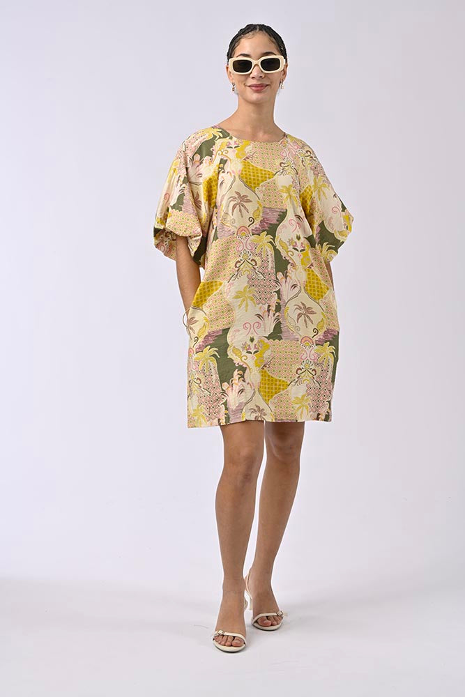 Robe Calyope Jaune – Adore Paris