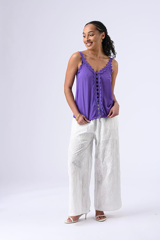 Top Clémence violet – Adore Paris