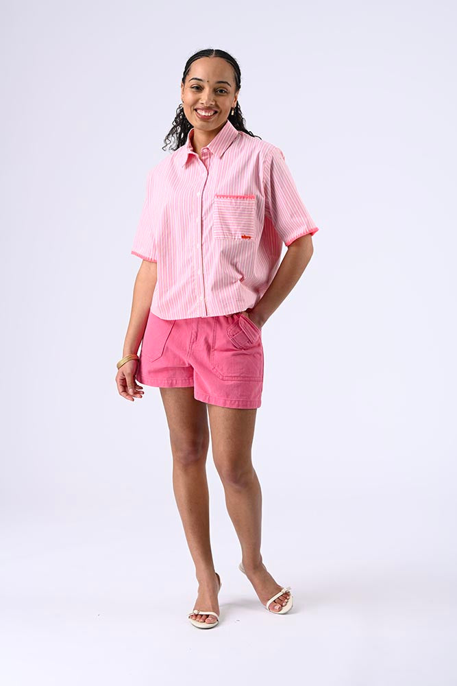 Chemise Lise rose – Adore Paris