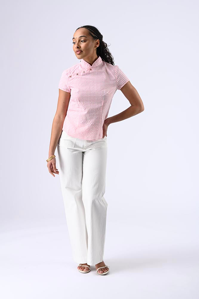 Top Solene rose – Adore Paris