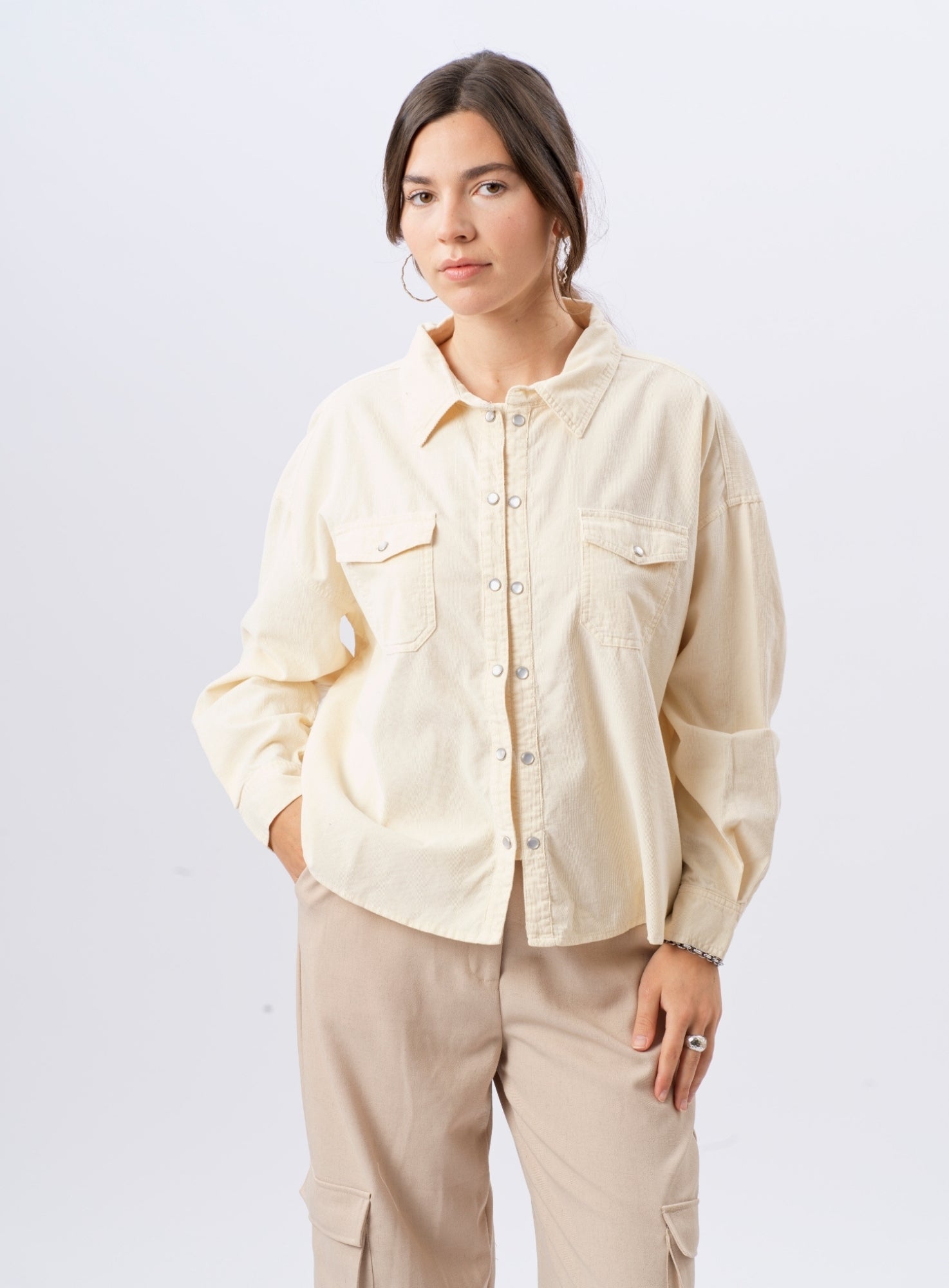Bonnie Beige Shirt – Adore Paris