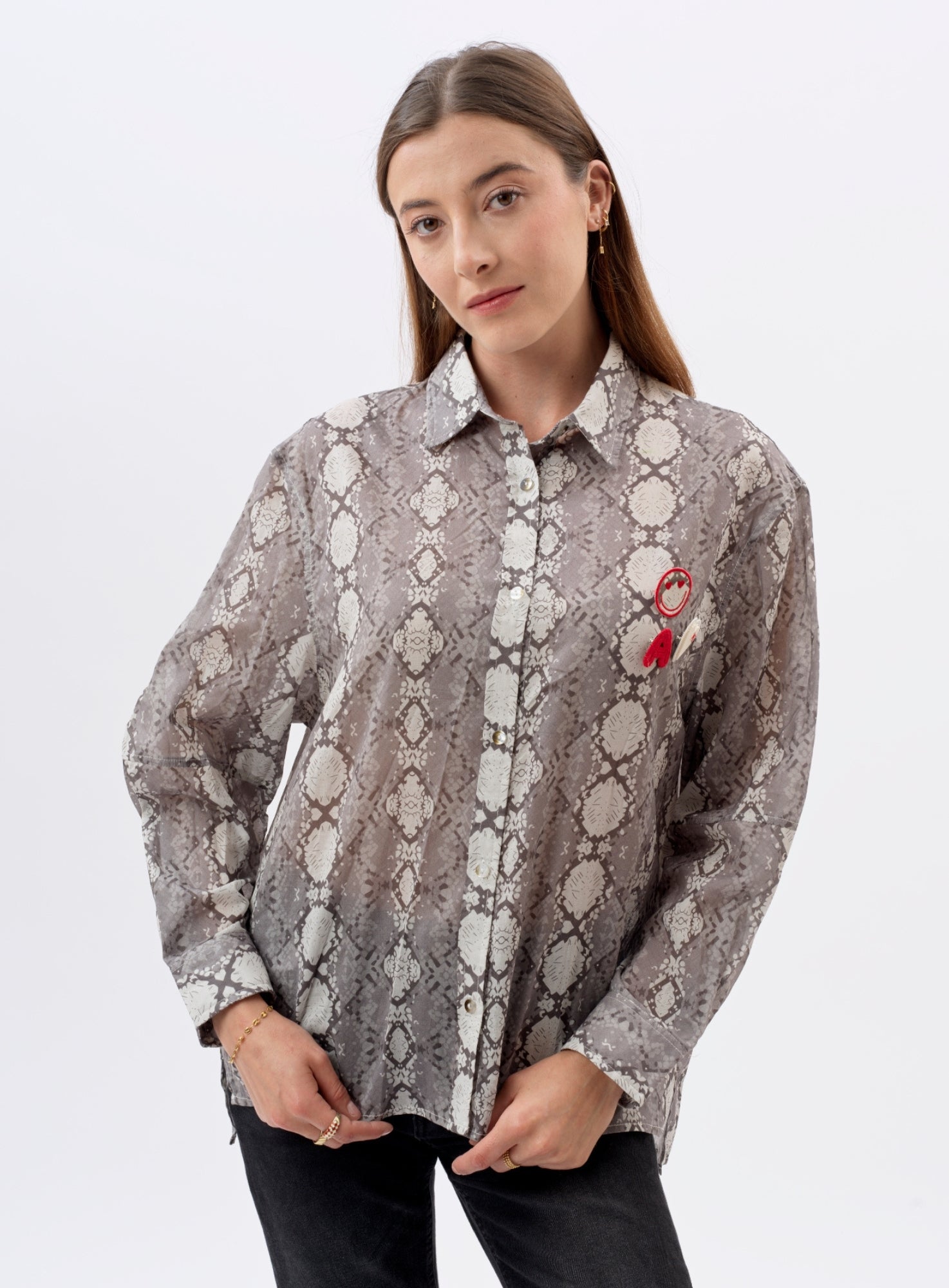 Daria Grey Shirt – Adore Paris
